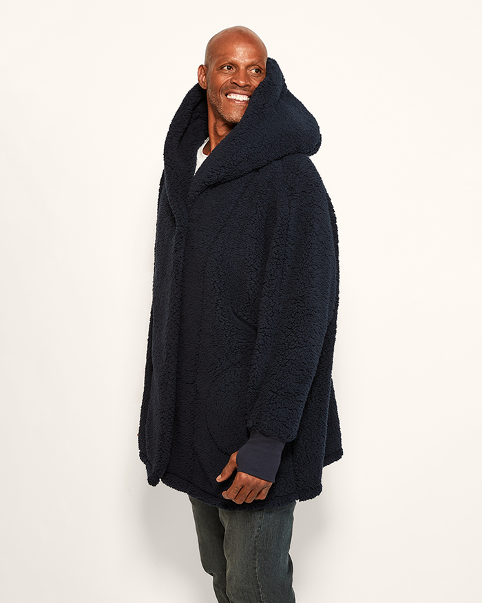 New England Patriots Lounger in 2XL/3XL | Soft Sherpa Hoodies & Lounger ...