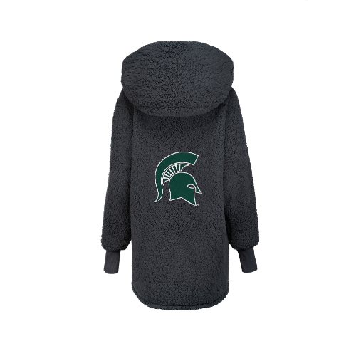 Michigan State University Lounger in 2XL/3XL | Soft Sherpa Hoodies ...